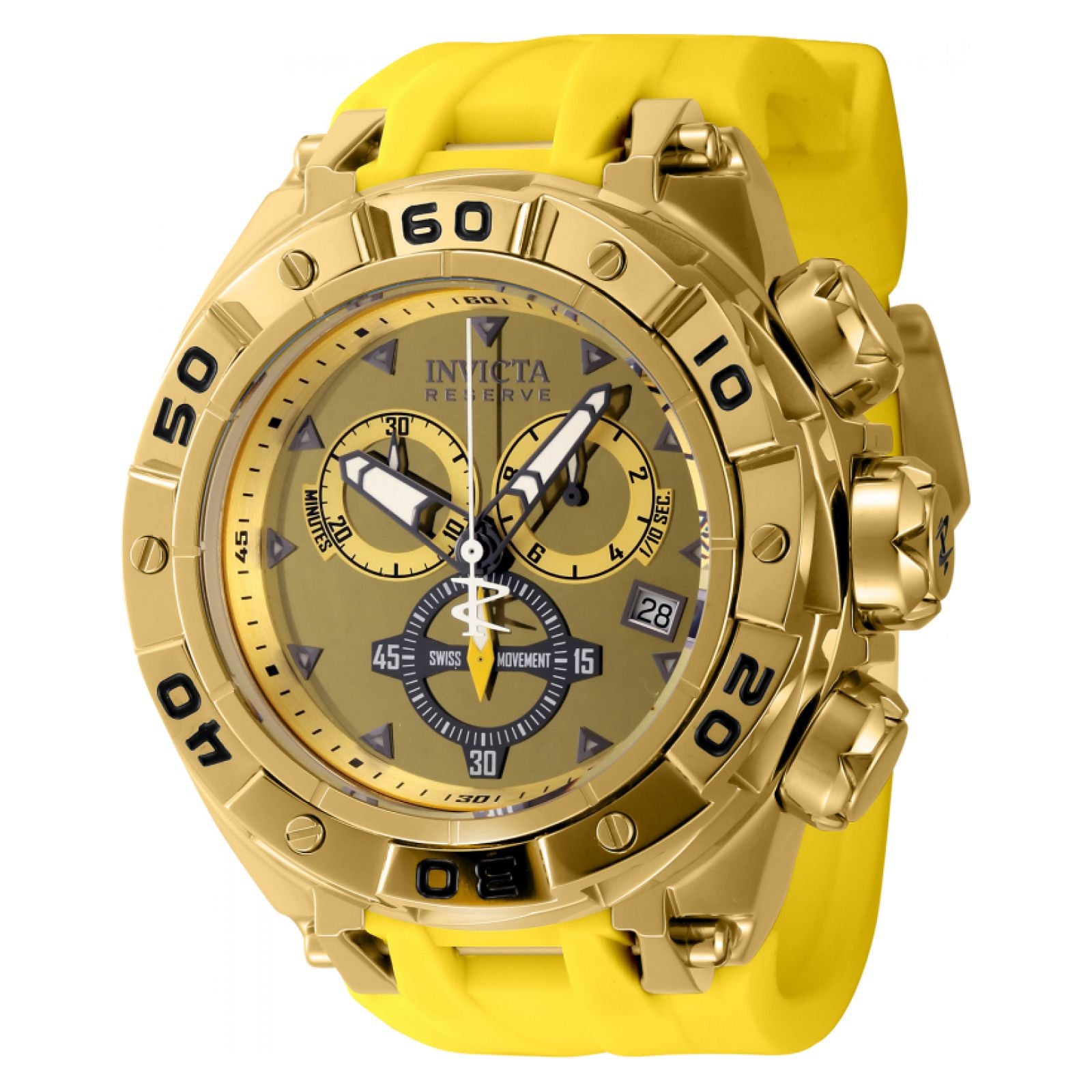 Compra RELOJ DEPORTIVO PARA HOMBRE INVICTA RIPSAW 45289 - AMARILLO ...